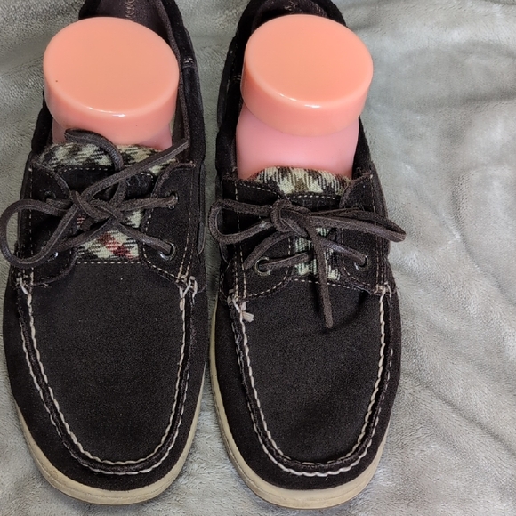 Sperry | Shoes | Sperry Classic Dark Brown Suede Womens Boat Shoes Size ...